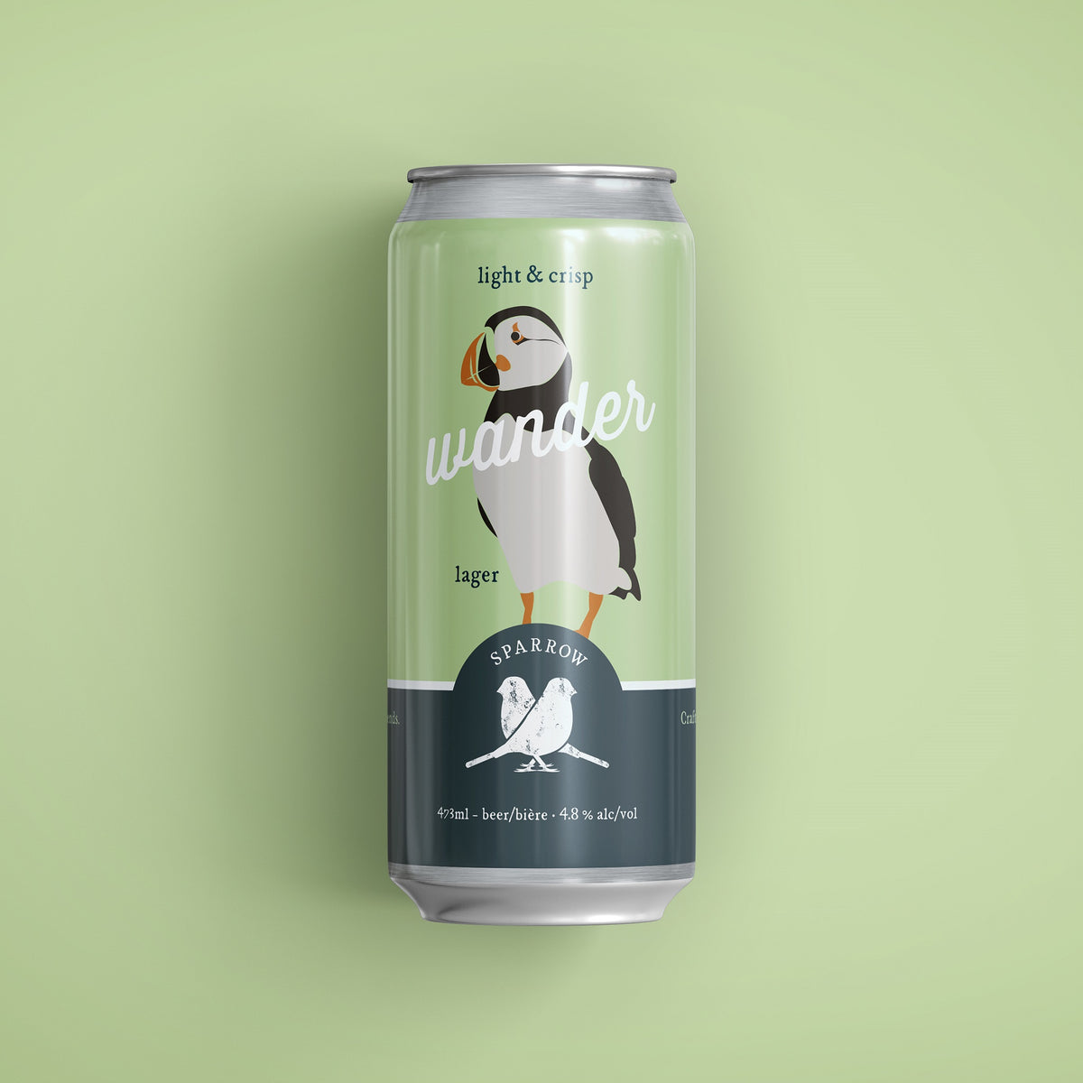 Wander - American Lager – Sparrow Brewing & Roasting Co.